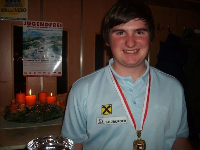 Patrick Reiter 14/1 Jugendlandesmeister – Salzburger Billard Verband